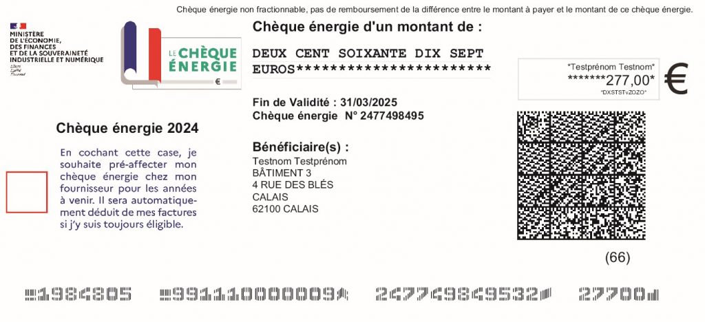 Chèque énergie : campagne 2024 - HLM IRP